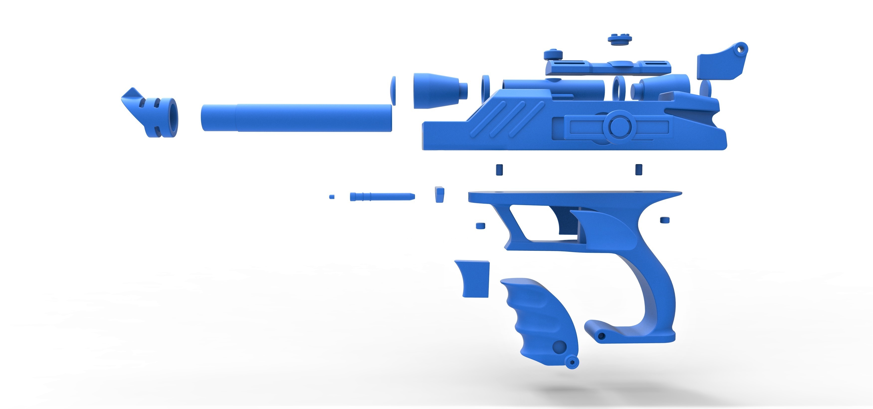 Archivo 3D Capitán Typho Blaster pistola S-5 de Star Wars El Ataque de ...