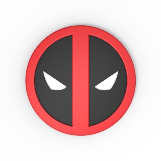 Download 3D print files 3D printable Deadpool emblem ・ Cults