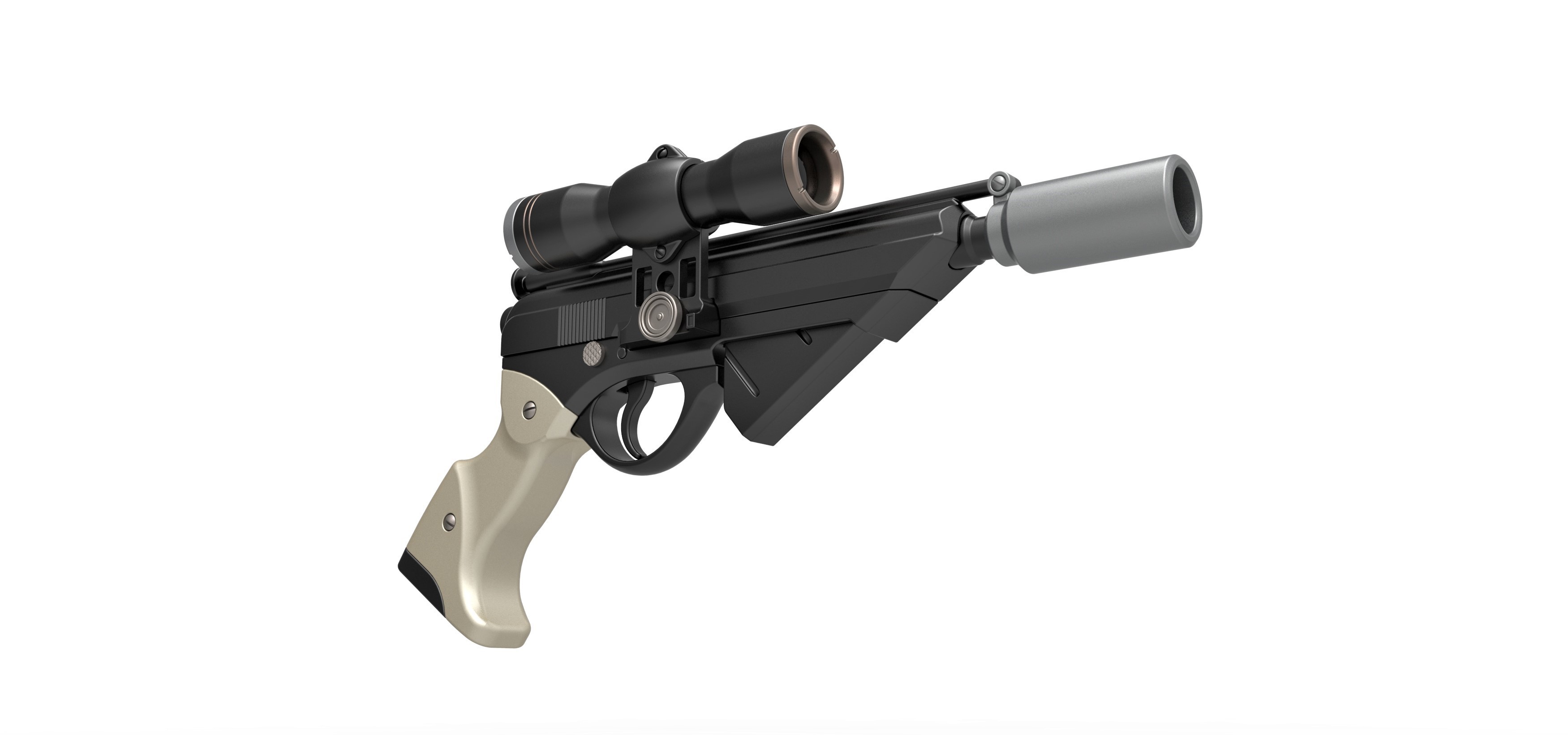 Archivo 3D Pistola blaster Night Sniper X-8 de Star Wars・Idea de ...