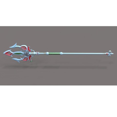 Download STL file Lightscale trident from the game Legend of Zelda • 3D ...