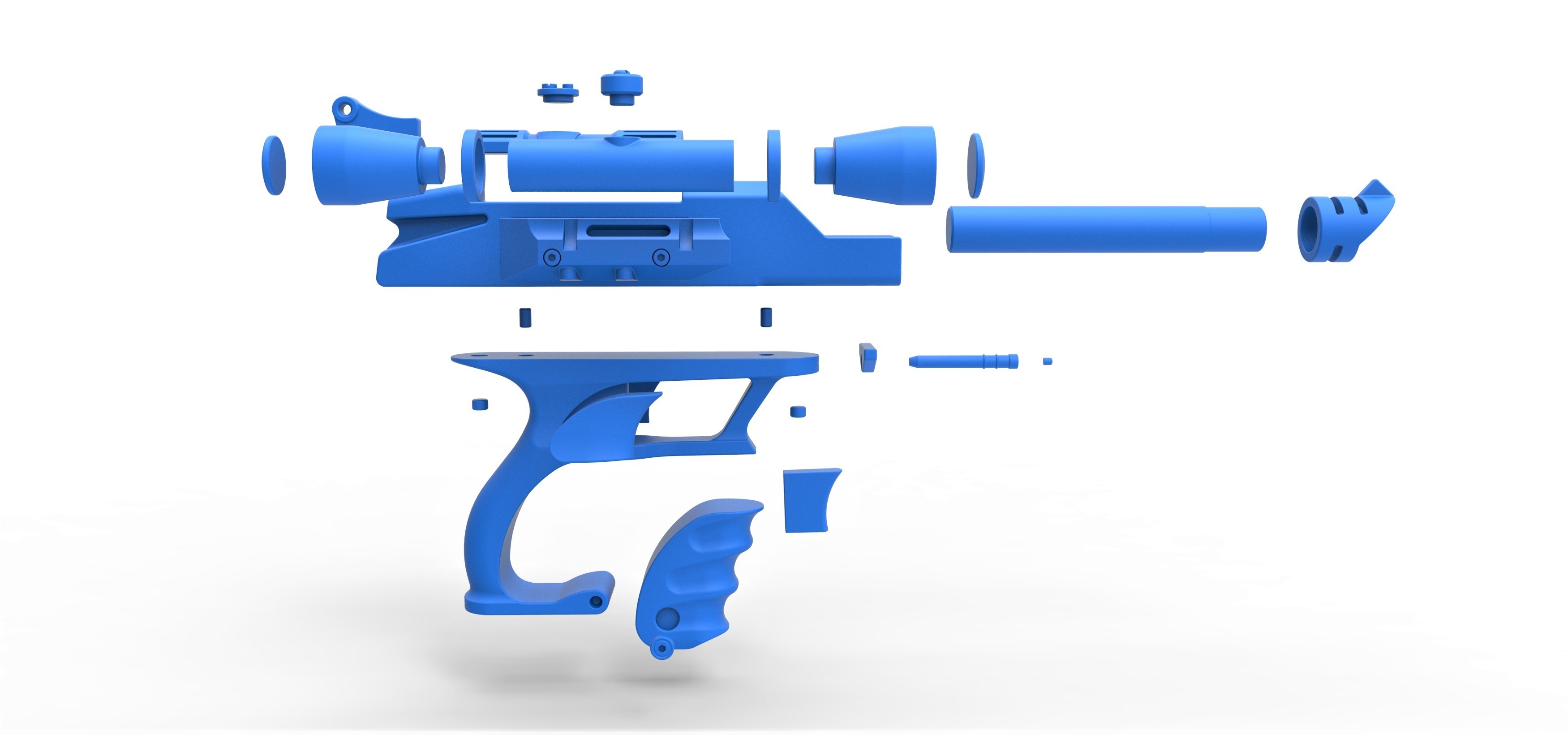 Archivo 3D Capitán Typho Blaster pistola S-5 de Star Wars El Ataque de ...