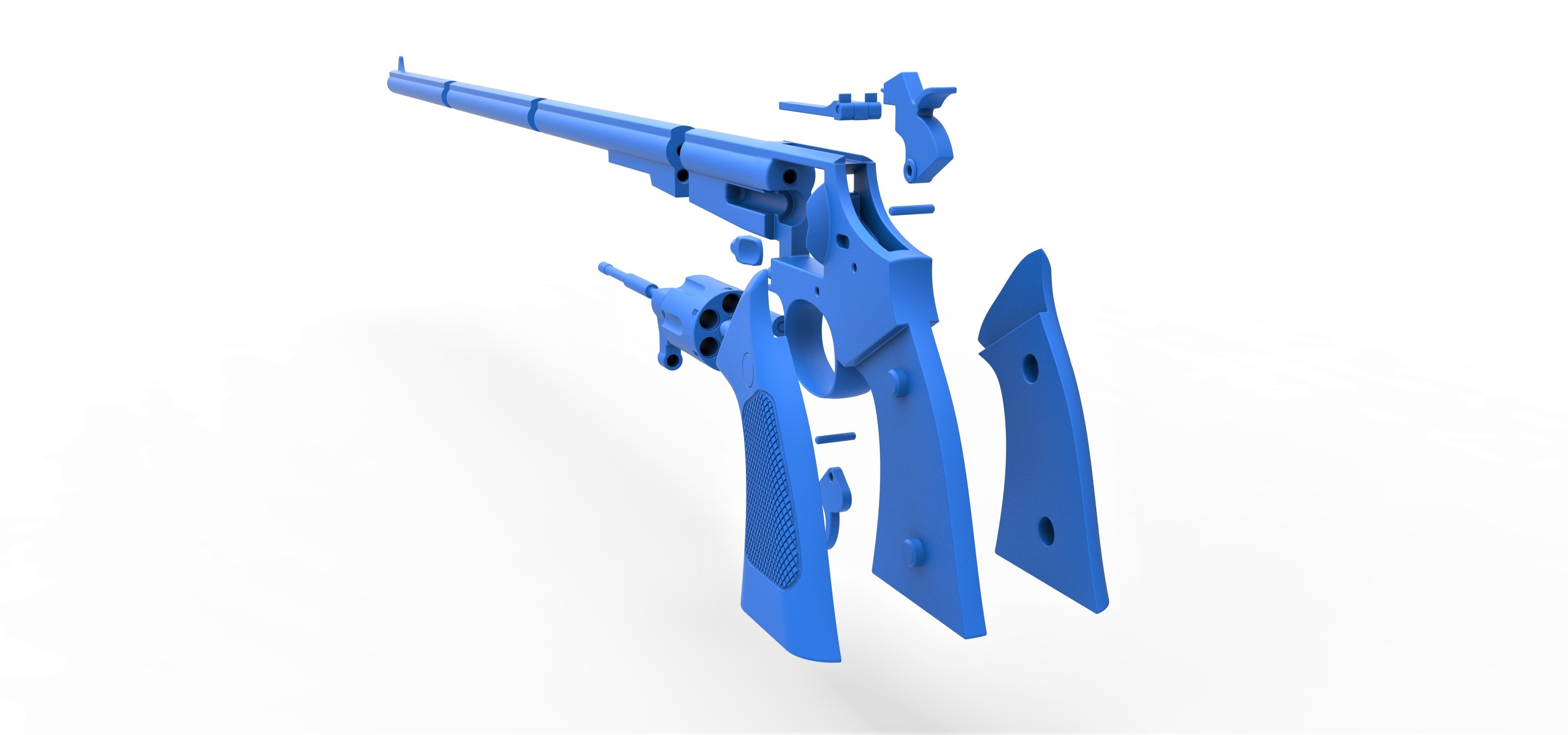 3D file Long barrel revolver of Joker from the movie Batman 1989 🃏・3D ...