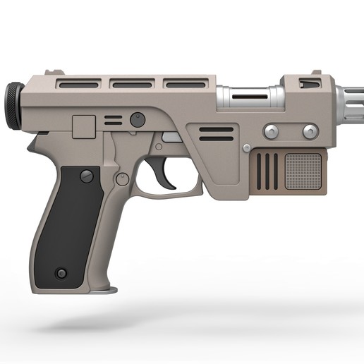 Download STL file Blaster Pistol Glie-44 from the movie Star Wars The ...
