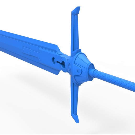Download STL file Mythril Saber from the game Final Fantasy 7 Remake ...