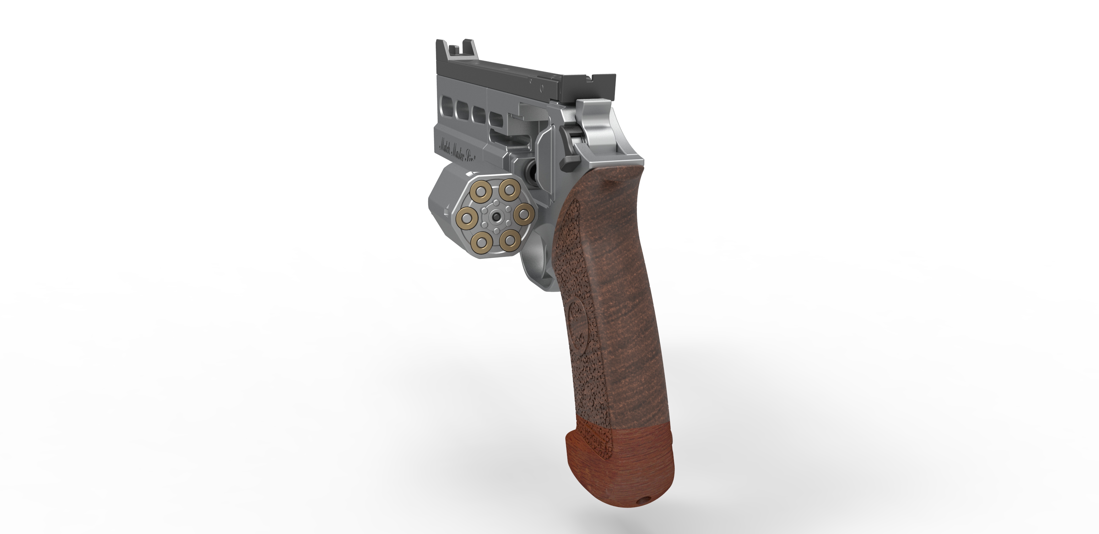 3D file Chiappa Rhino 60DS Match Master Six 🦏・3D print model to ...