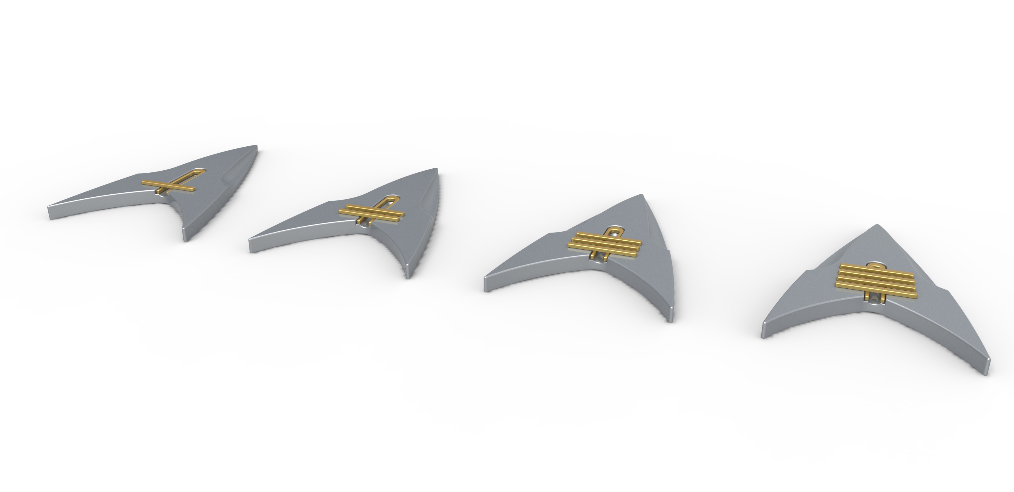 3D file Badge from Star Trek Picard TV series Season 2・3D printing ...