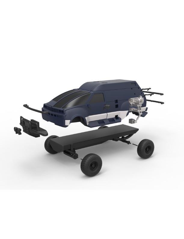 Fichier 3D Modèle réduit RV from Hell du film Tango et Cash Échelle 1: ...