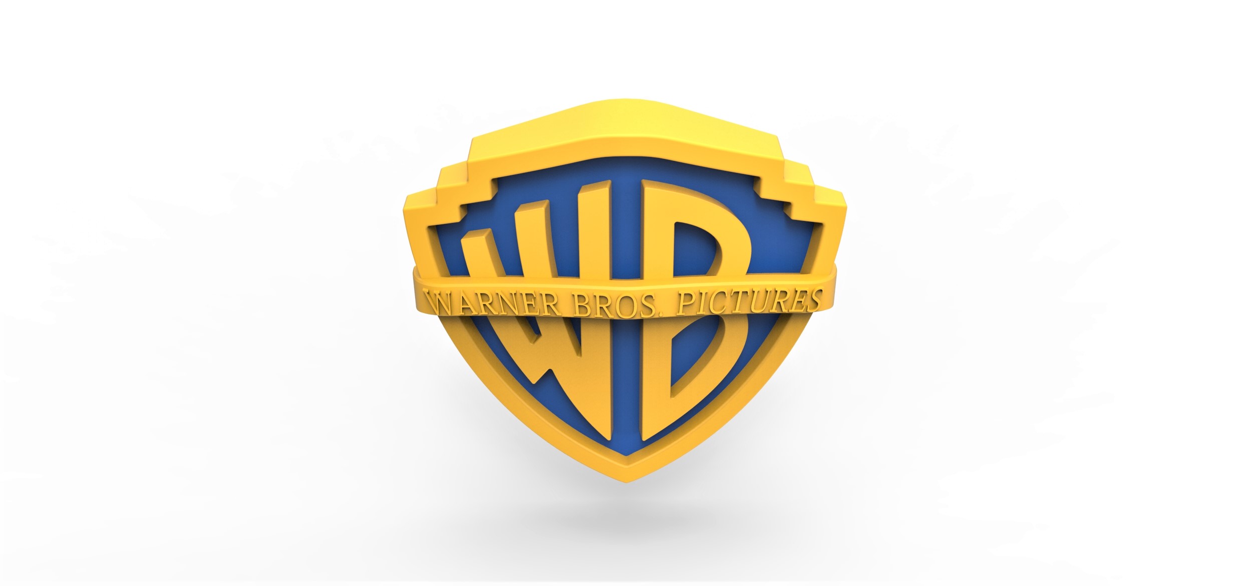 Fichier 3D Logo Warner Bros. Pictures imprimable en 3D・Plan à imprimer ...