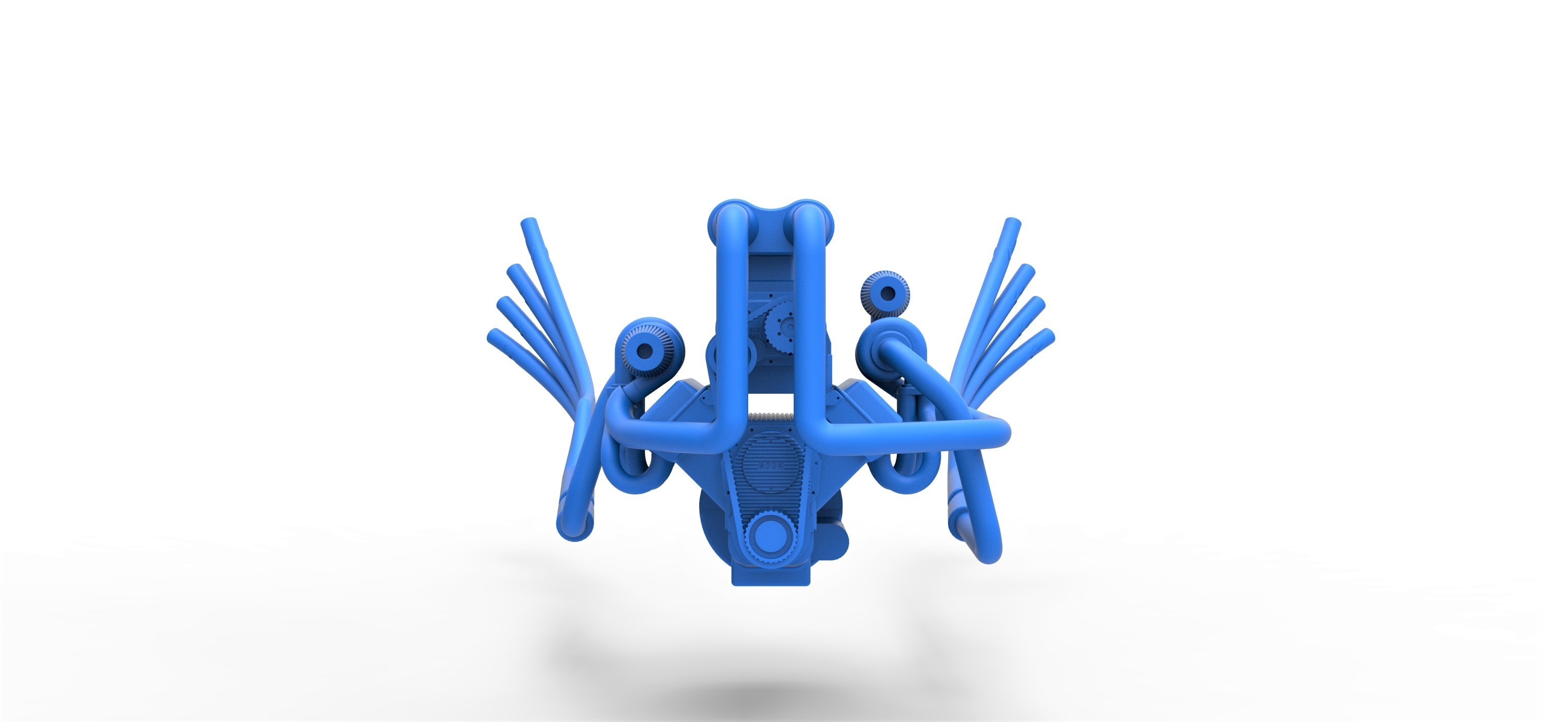 3D file Diecast Turbo Engine V8 from Nux car Scale 1 to 25 🚗・3D ...