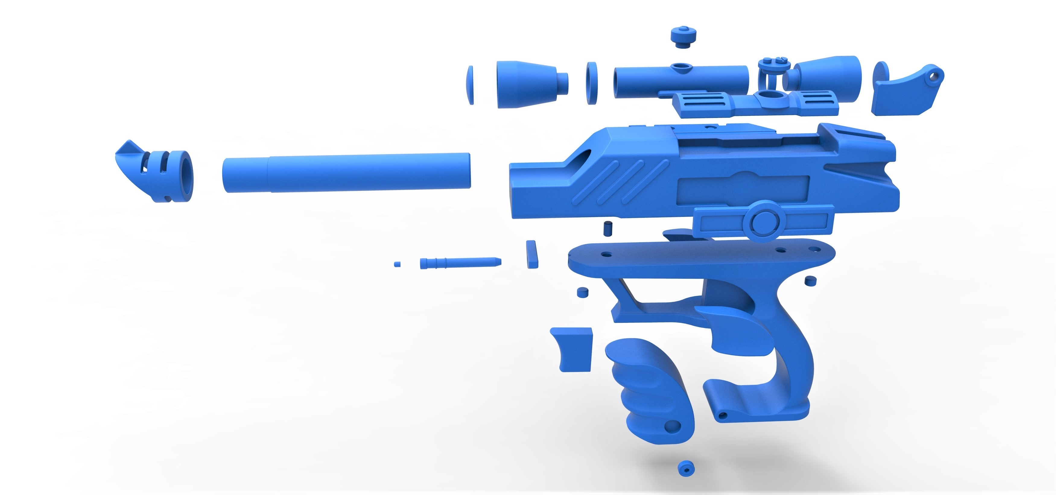 Archivo 3D Capitán Typho Blaster pistola S-5 de Star Wars El Ataque de ...