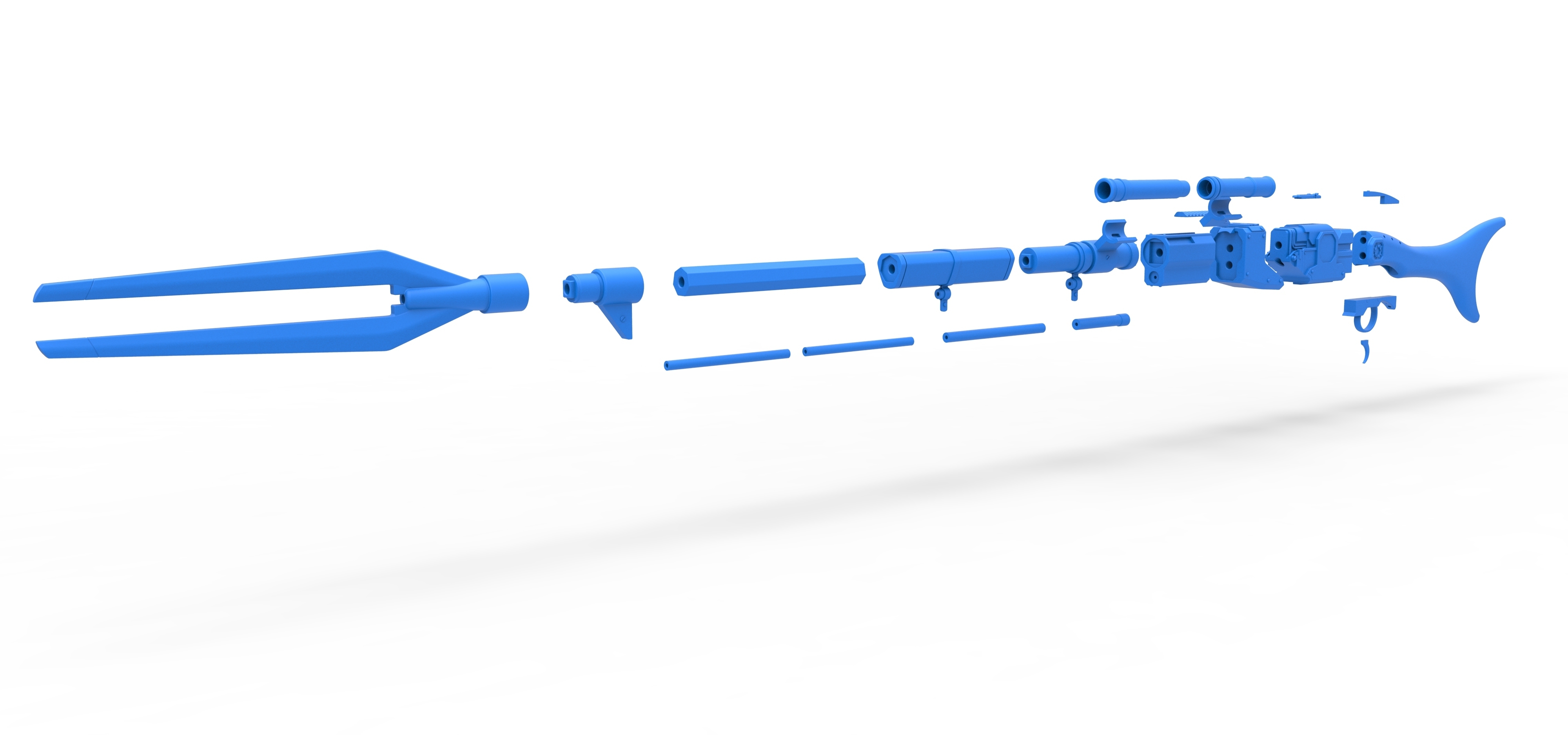 3D file Amban sniper blaster rifle from The Mandalorian 🔫・3D printing ...