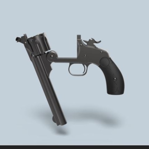 Download STL files Smith & Wesson Model 3 Single Action Revolver ・ Cults