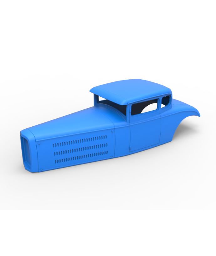 3D file Diecast shell model for Hot rod Scale 1:24・3D printing design ...