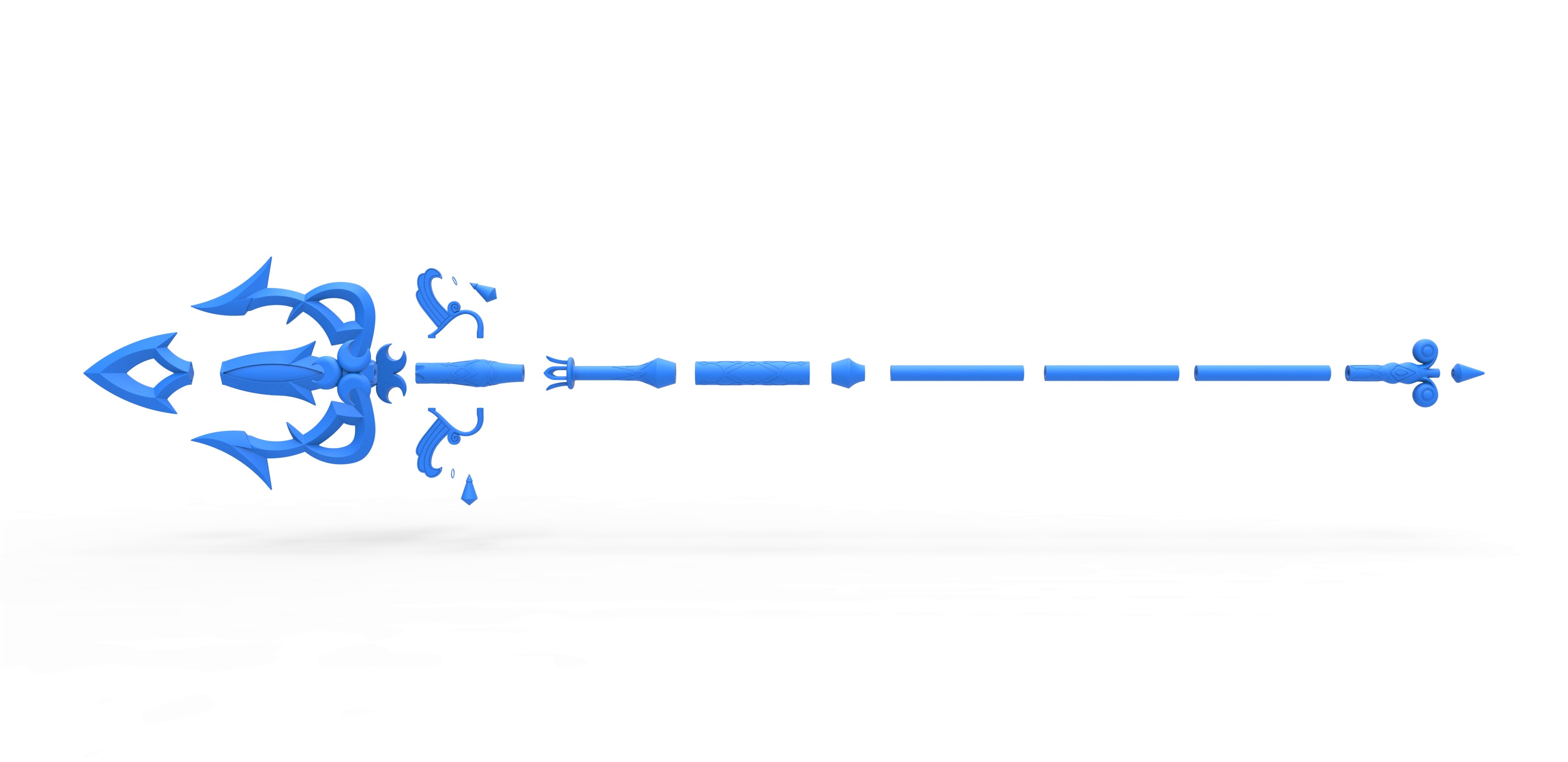 3D file Lightscale trident from the game Legend of Zelda 🔱・3D printer ...