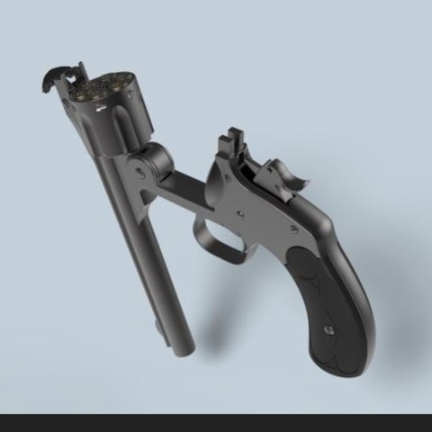 Download STL files Smith & Wesson Model 3 Single Action Revolver ・ Cults