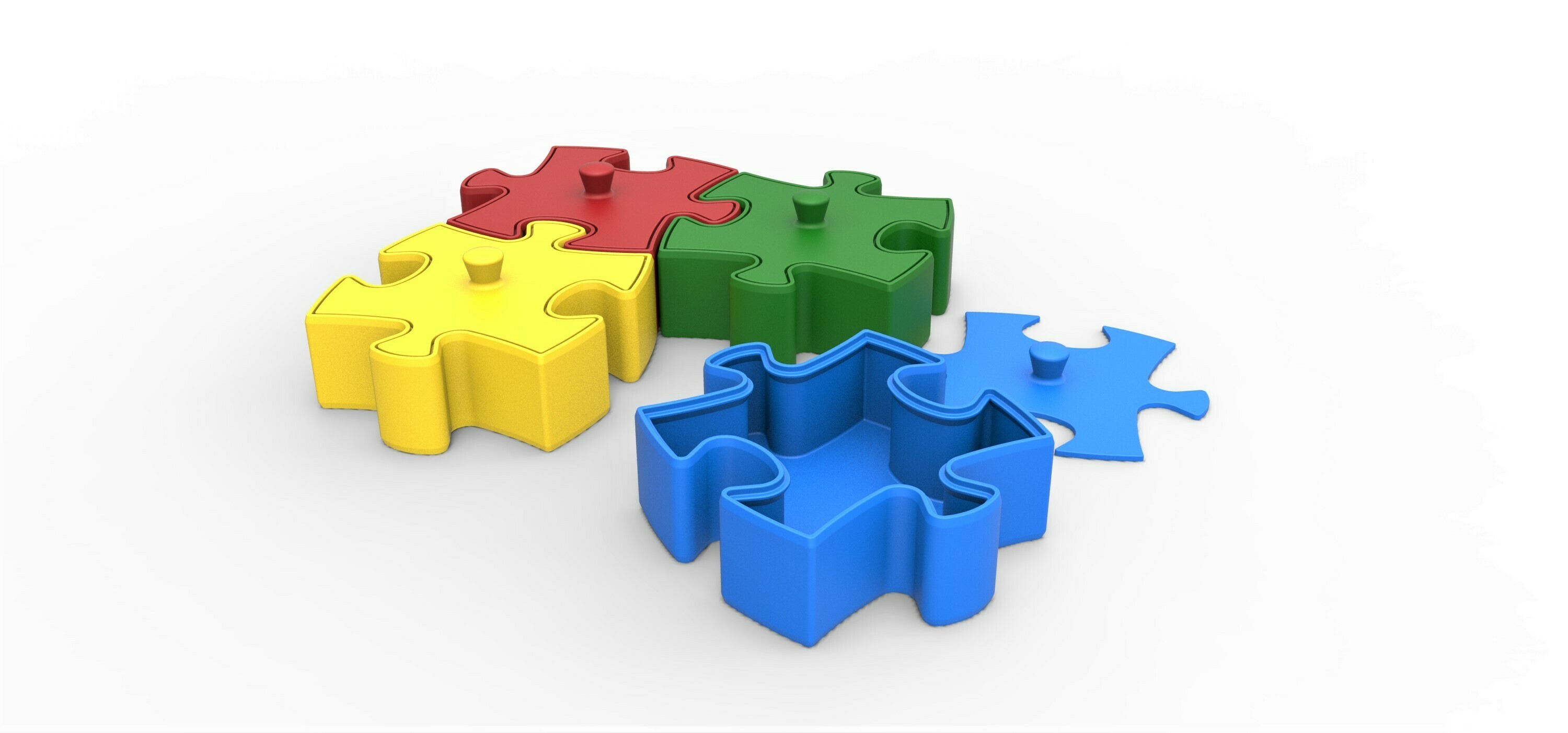 3D file Puzzle cell box・3D printable design to download・Cults