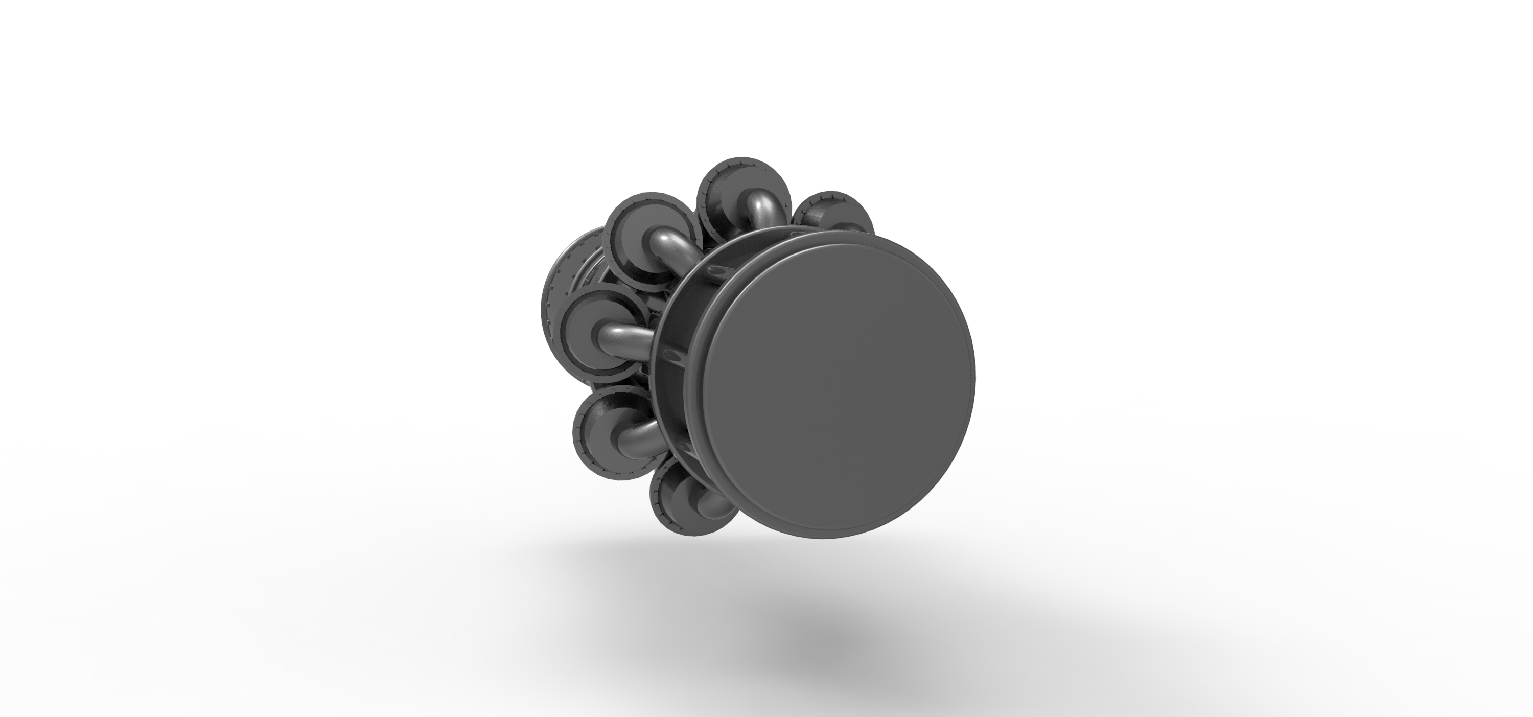 3D file Jet engine key fob・3D printer design to download・Cults