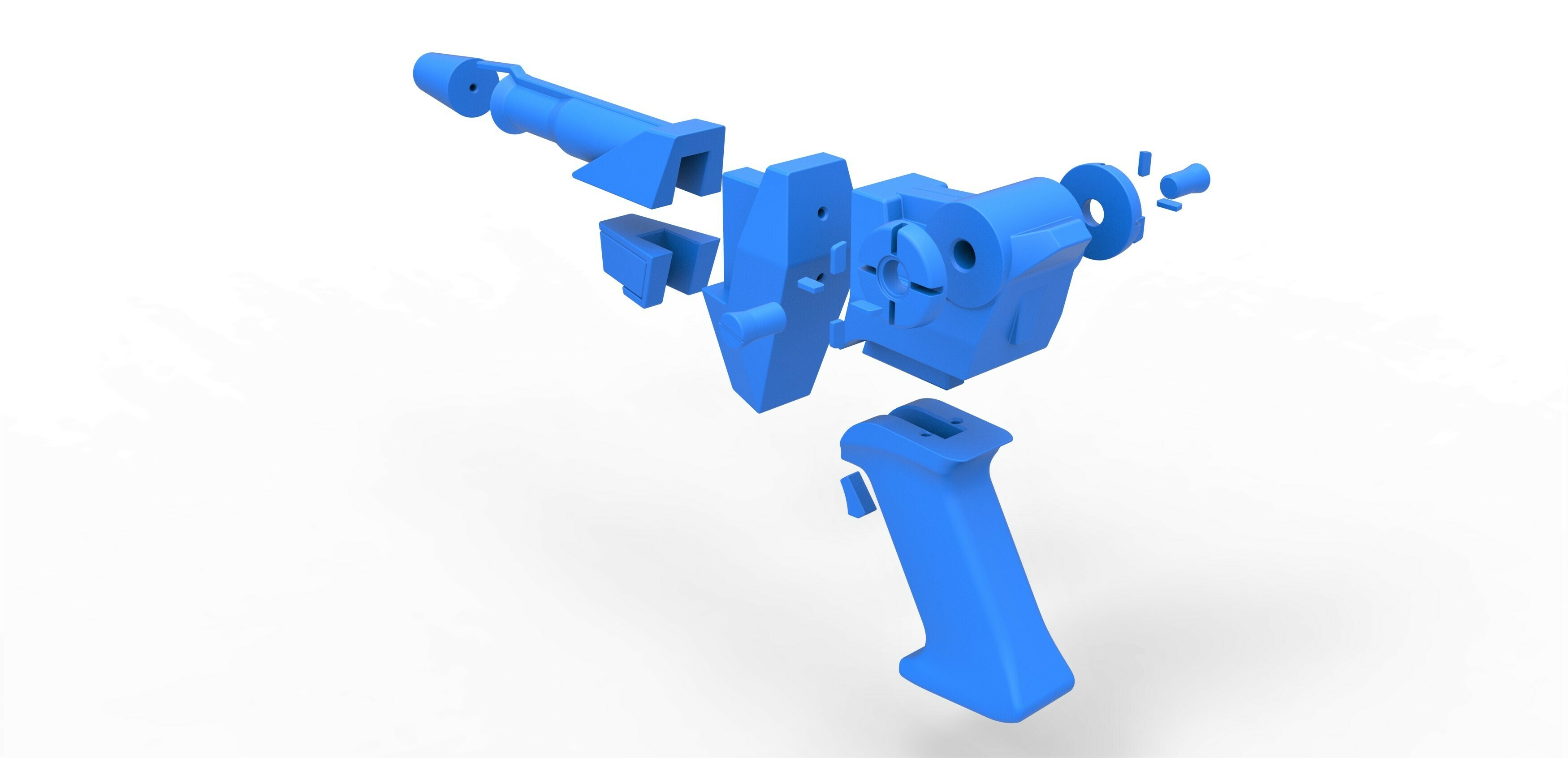 3D file Earth Defense Directorate Blaster from Buck Rogers in the 25th ...