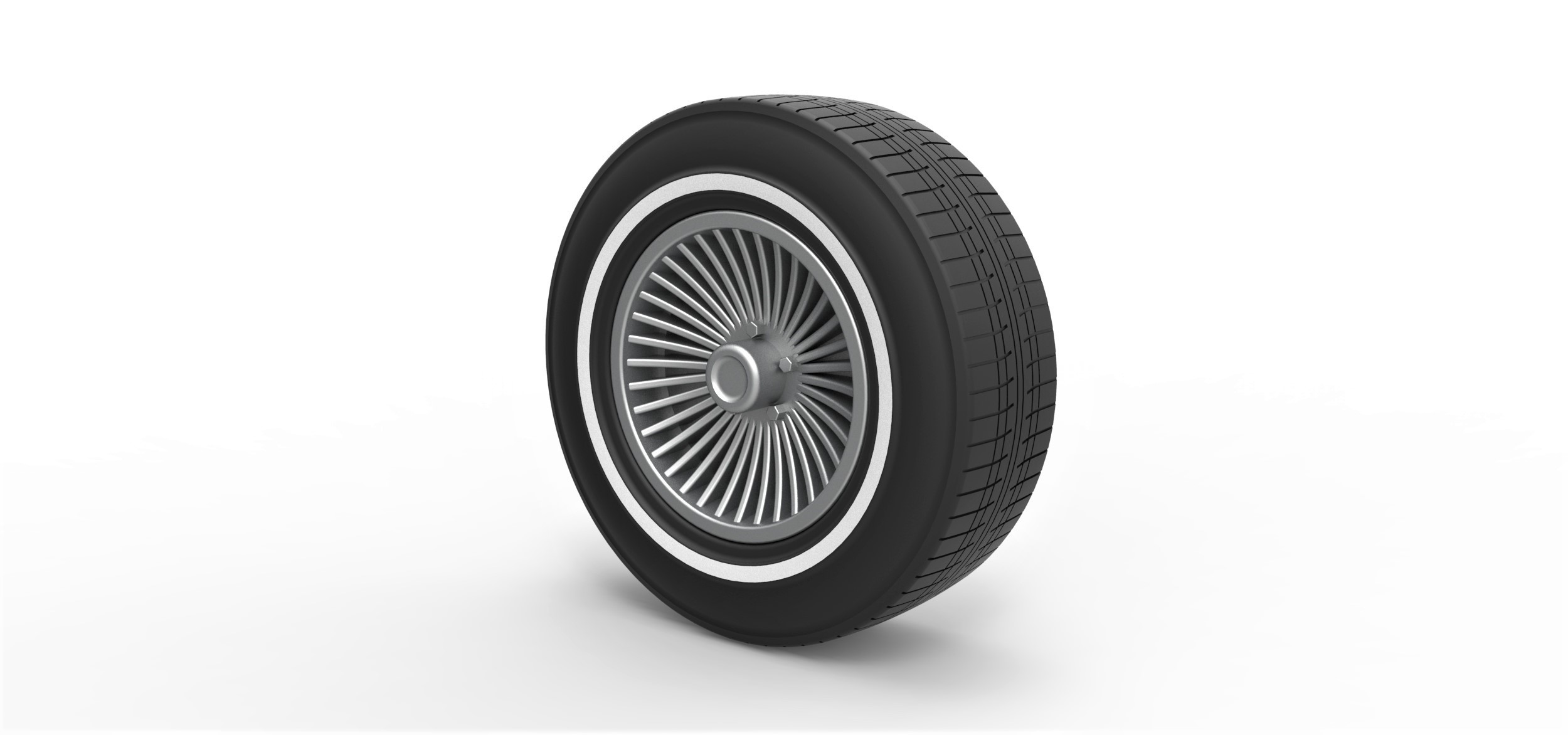 3D file Diecast Car wheel 4 Scale 1 to 10・3D printing idea to download ...