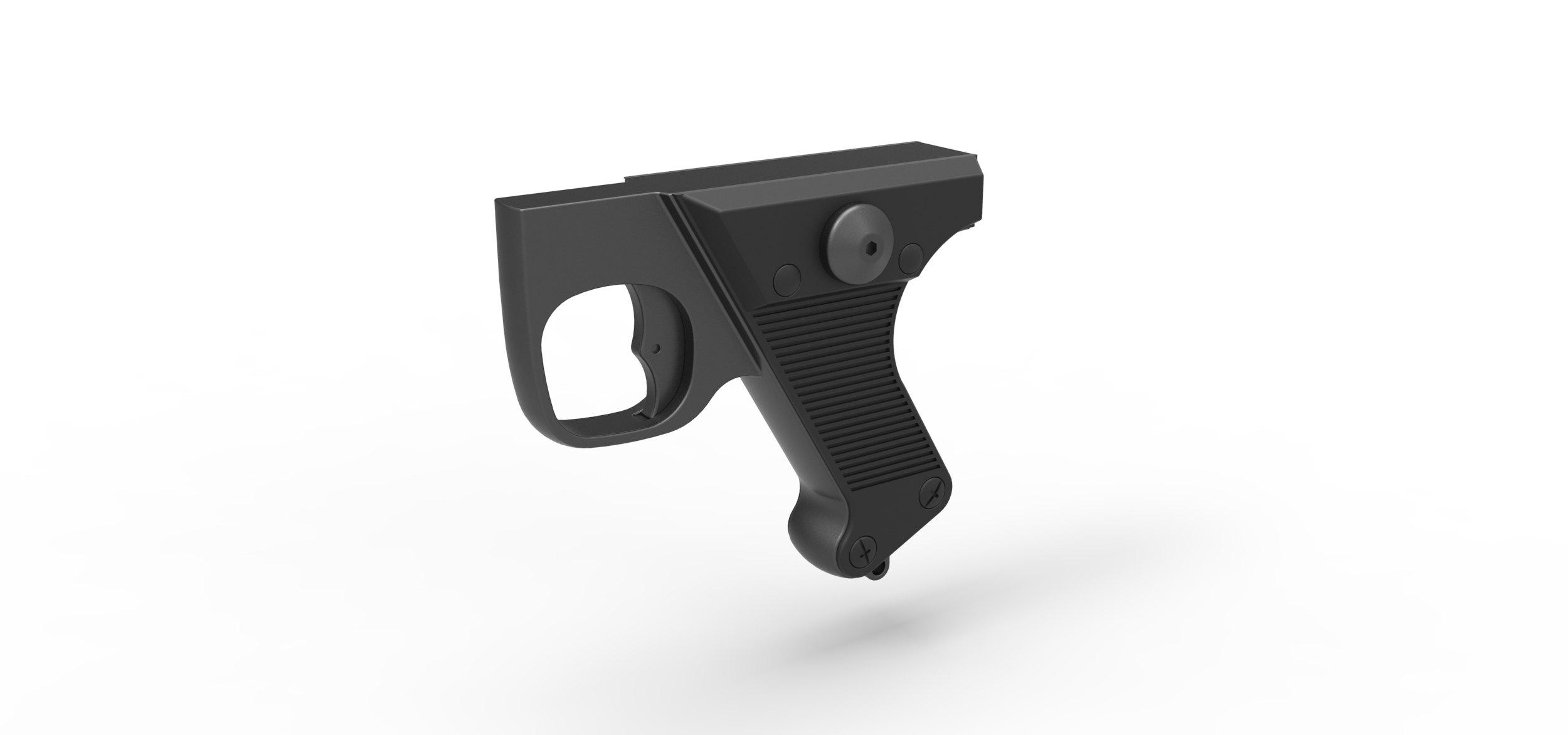 3D file Handle for cosplay blaster pistol 6・3D printer design to ...
