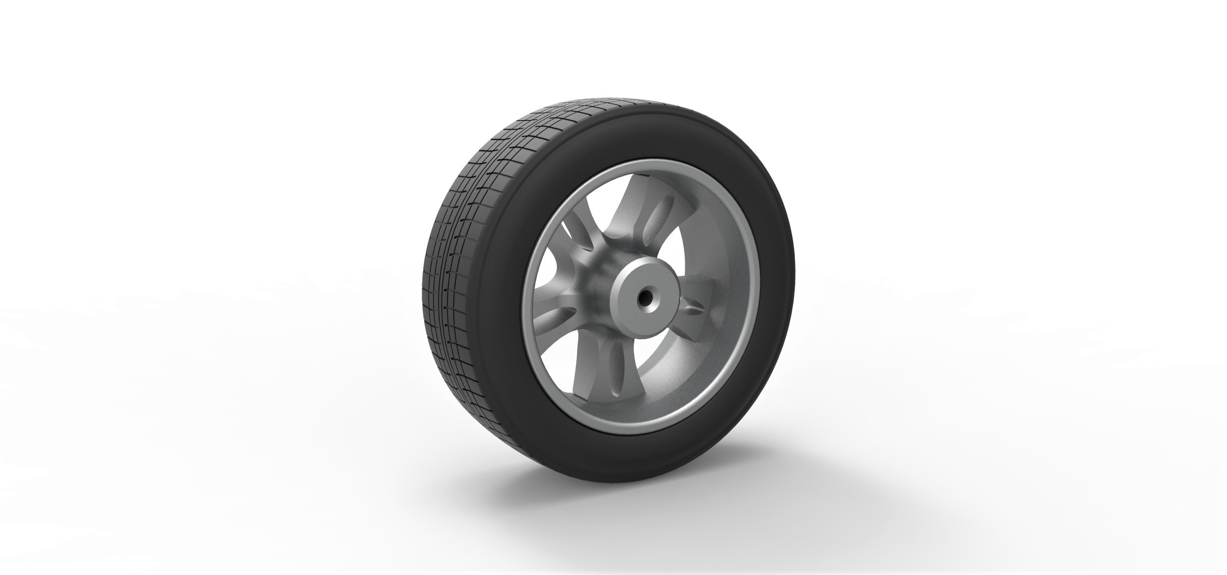 3D file Diecast Car wheel 5 Scale 1 to 10・3D printable model to ...
