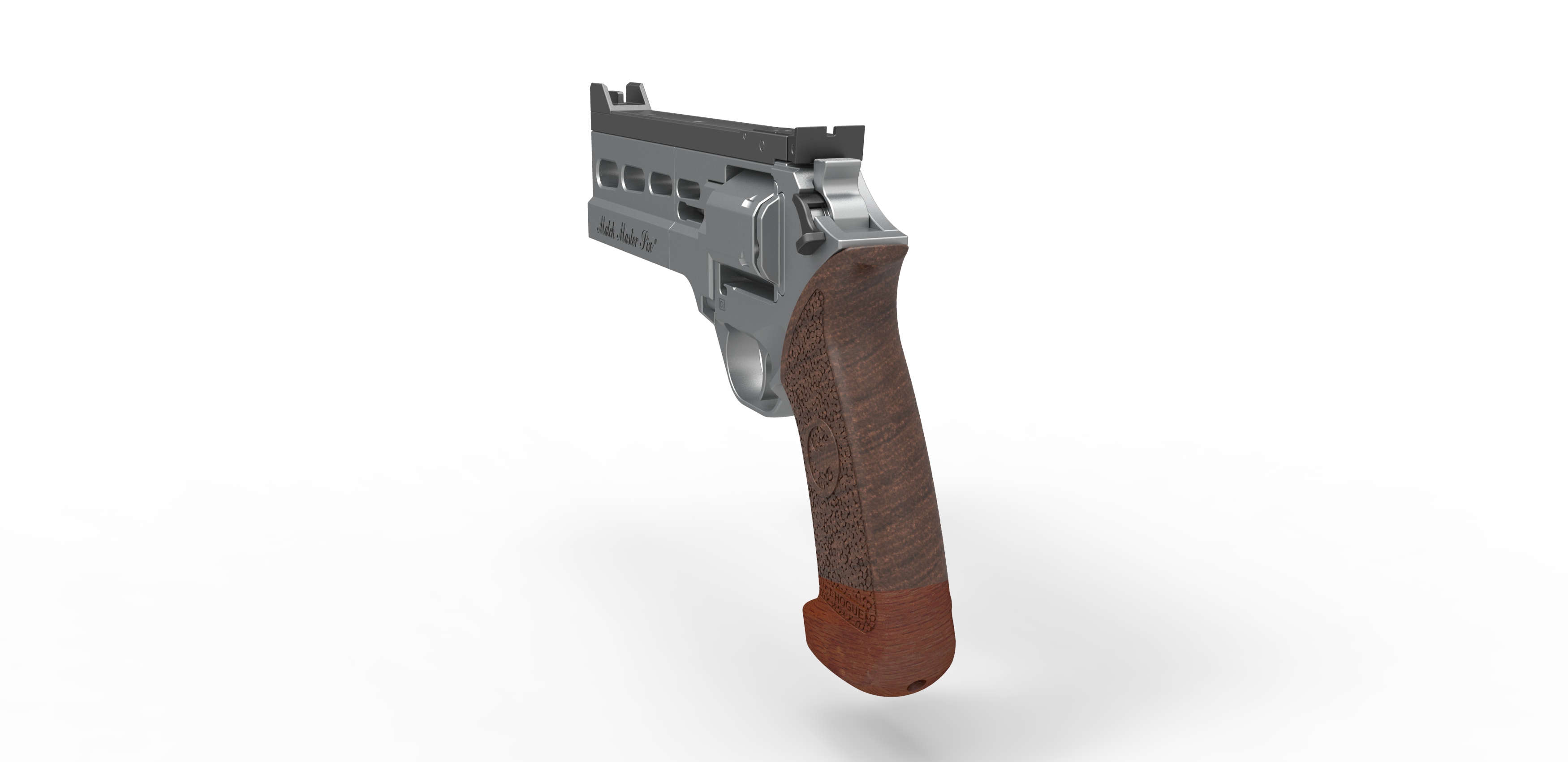 3D file Chiappa Rhino 60DS Match Master Six 🦏・3D print model to ...