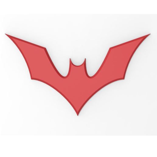Download 3D printing models 3D printable Batman Beyond emblem for ...