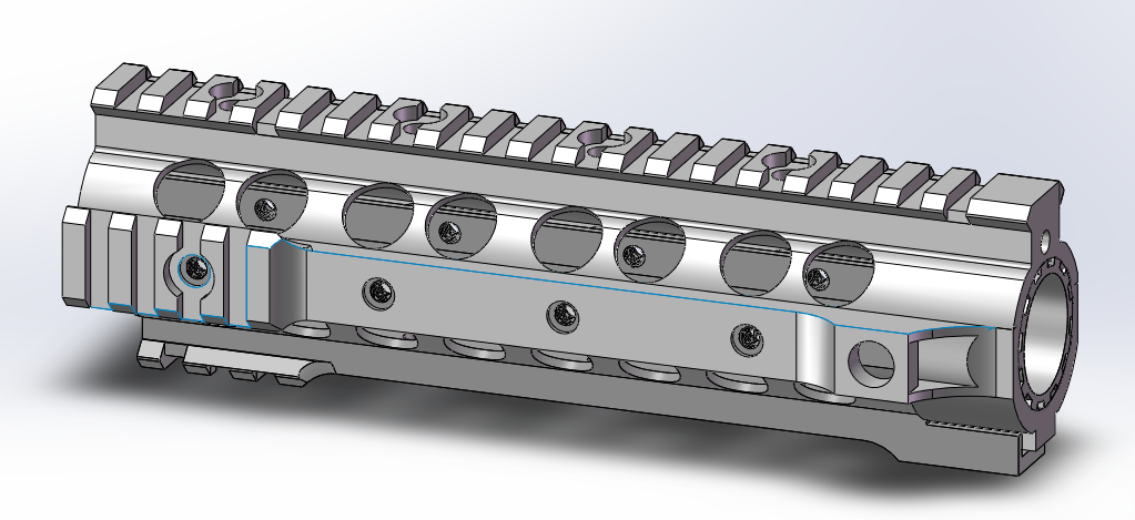 Free 3D file KAC URX3 RAIL Knight's Armament 🔫・3D printable model to ...