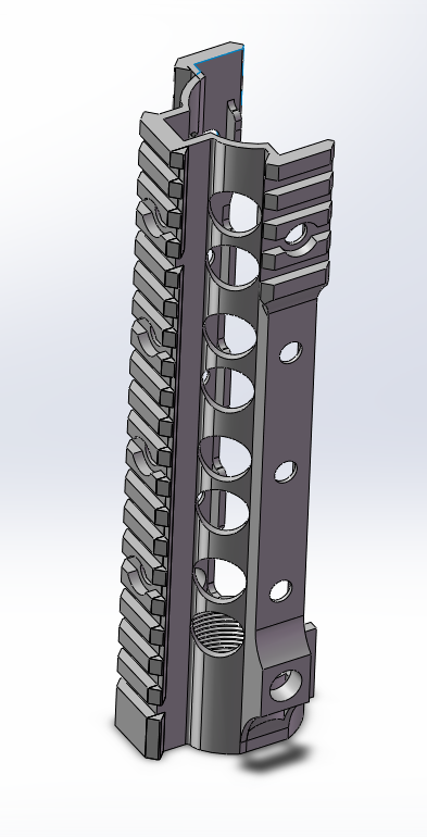 Free 3D file KAC URX3 RAIL Knight's Armament 🔫・3D printable model to ...