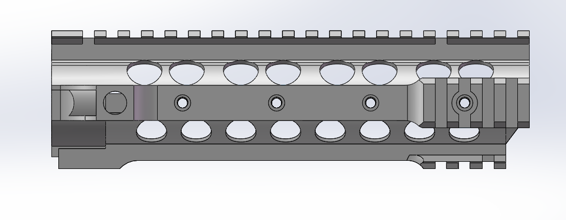 Free 3D file KAC URX3 RAIL Knight's Armament 🔫・3D printable model to ...