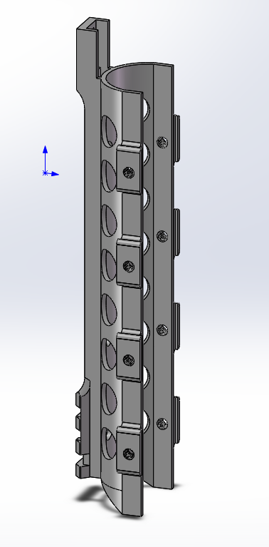 Free 3D file KAC URX3 RAIL Knight's Armament 🔫・3D printable model to ...