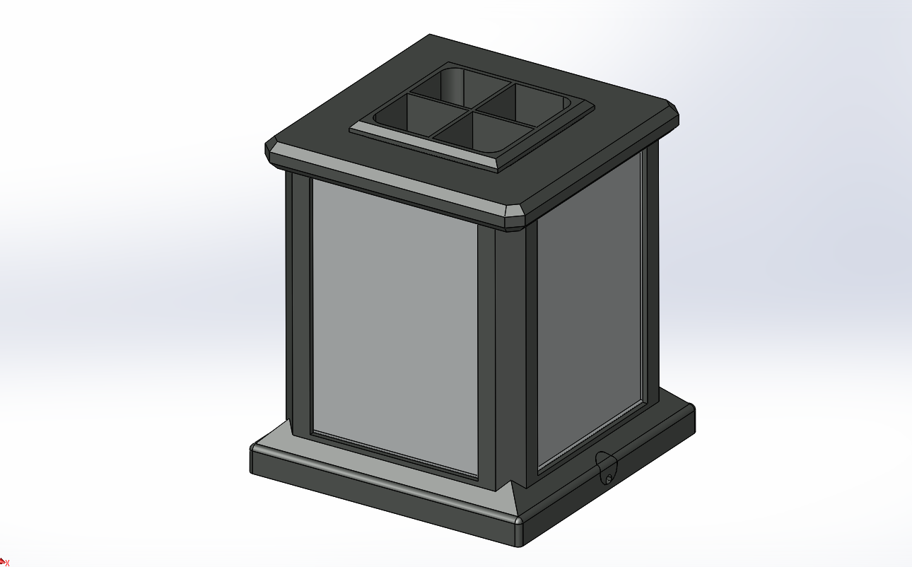 Free STL file Lithophane Light Box Desktop Organizer Pencil 📦・Model to ...