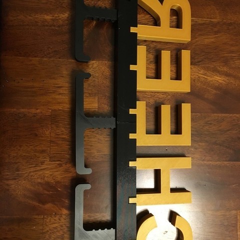 Download free 3D printer files Cheer, Cheerleading Medal Wall Display ...