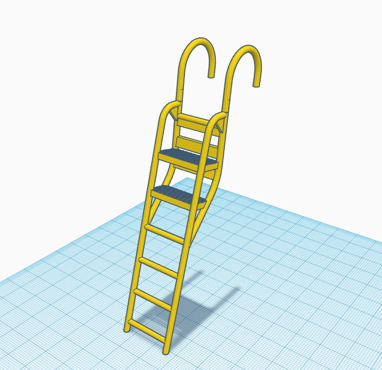 STL file X-Wing Ladder as seen in the Book of Boba Fett for 3.75・3D ...