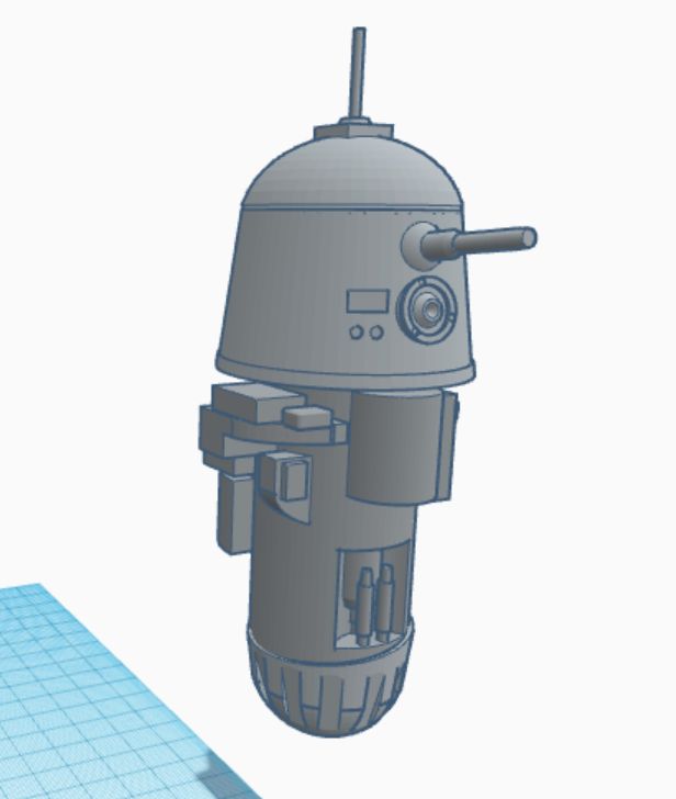 Archivo STL Star Wars - Droide de Prisión R1 El Mandaloriano ...