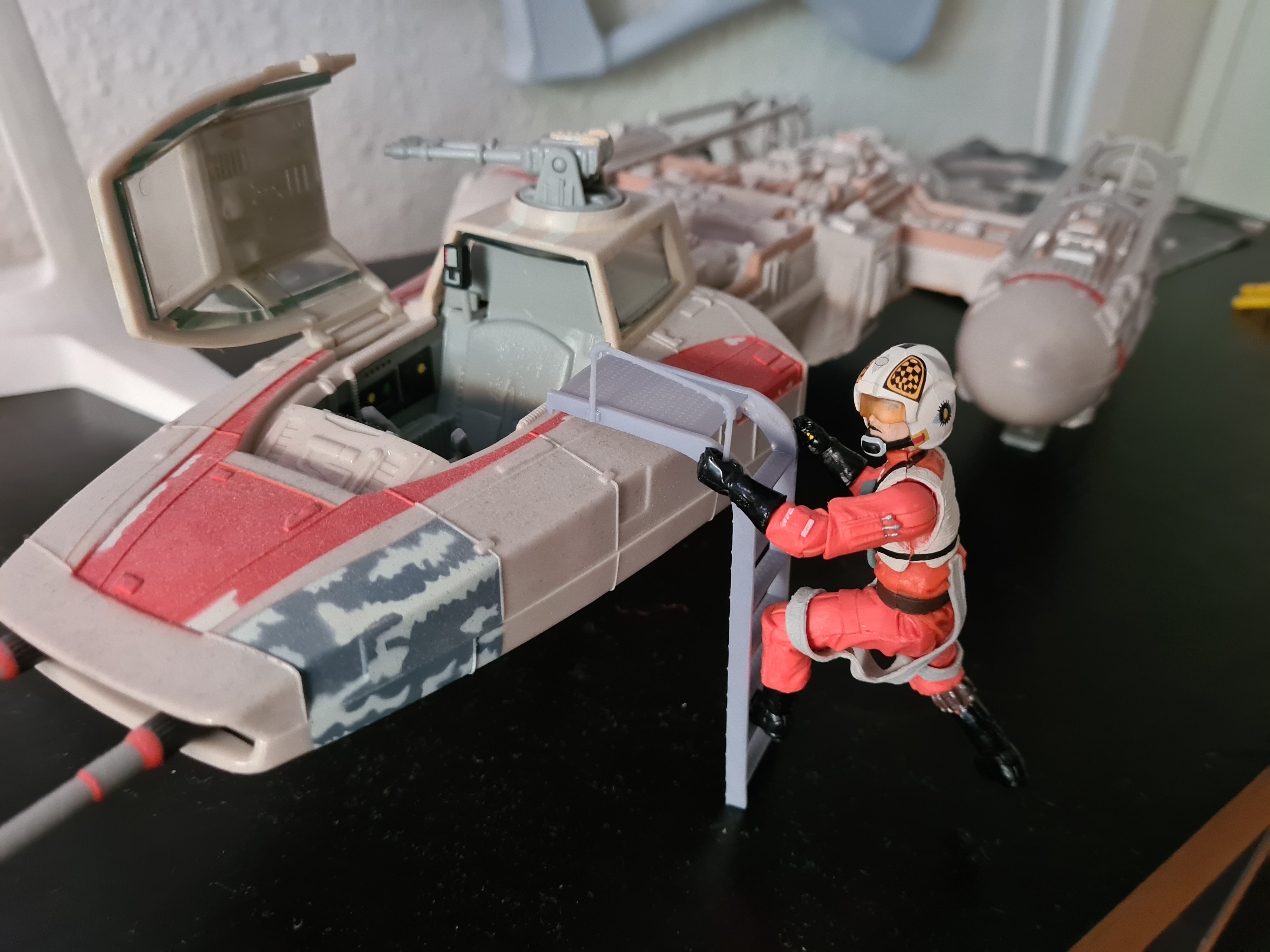 STL file Star Wars 3 piece package X-Wing, Y-Wing and A-Wing ladder ...