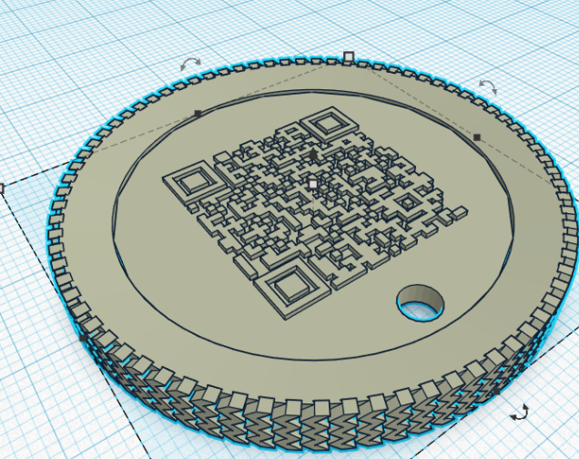 Free STL file DOG PENDANT WITH QR CODE・3D printable object to download ...