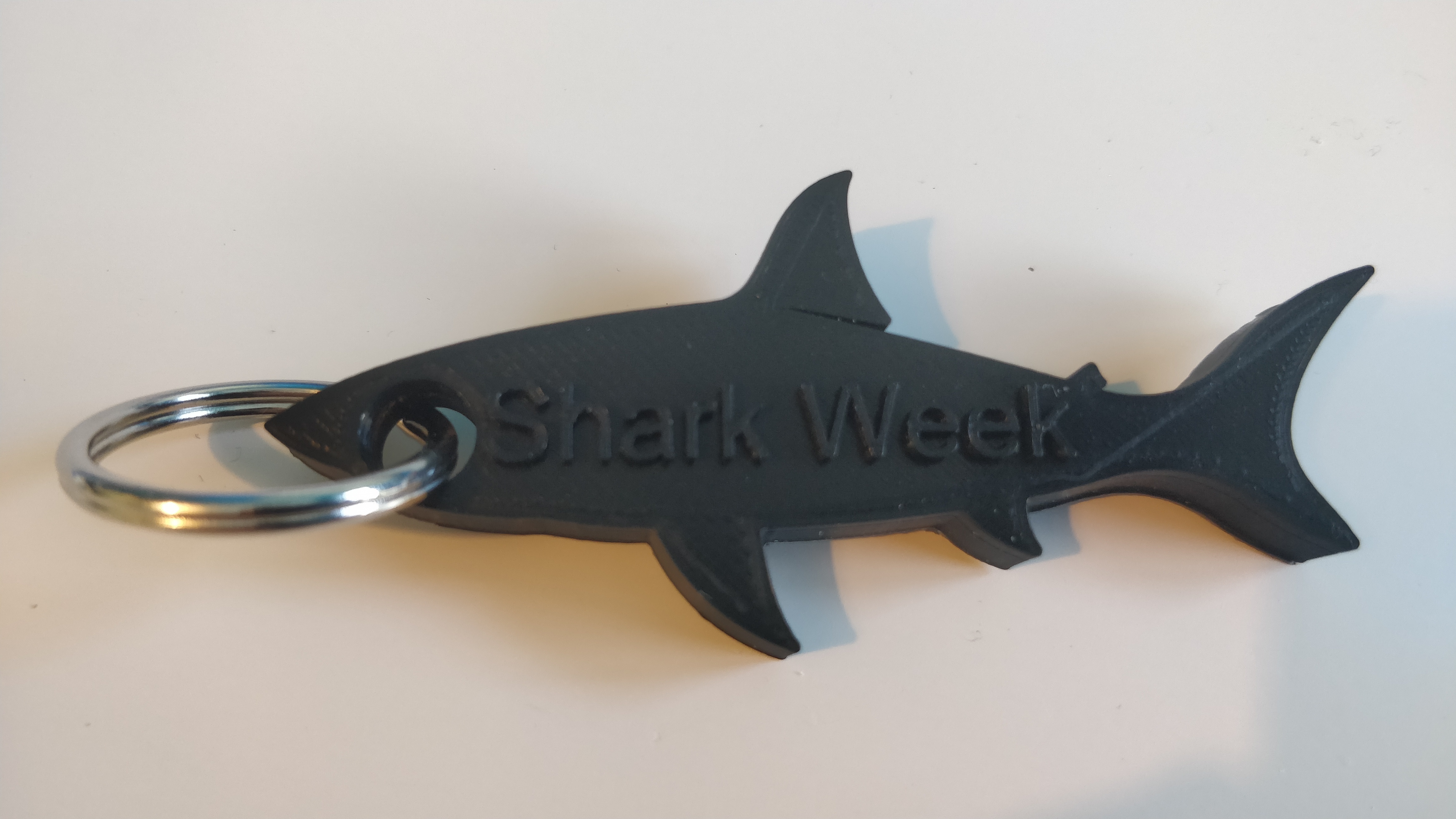 Free 3D file Shark week keyring・3D printing design to download・Cults