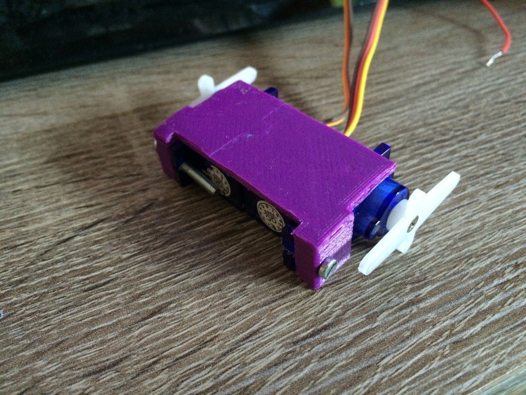 Free STL file 2-Servo Combo Holder・3D printer design to download・Cults