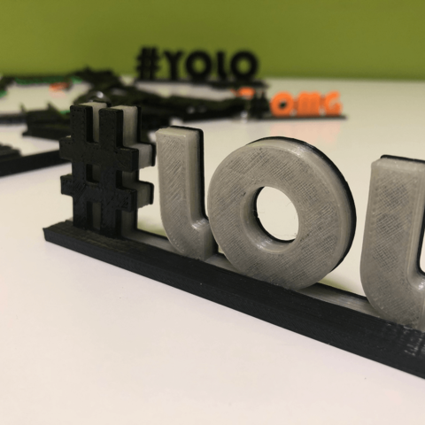 Download 3D printing designs Internet Slang Hashtags ・ Cults