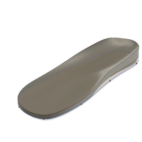 Download free STL file Gyroid customizable breathable shoe innersole ...