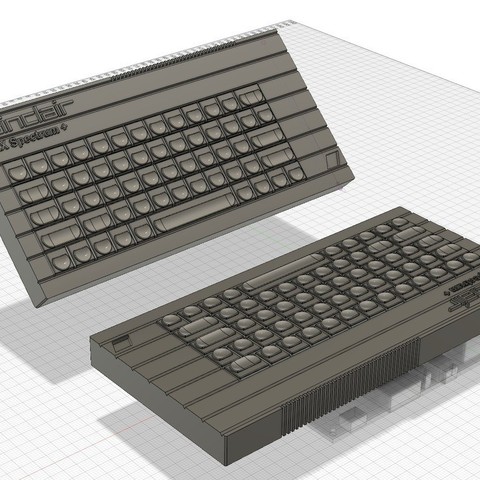 Download free 3D printing designs Raspberry Pi 3 B+ Retro ZX Spectrum+ ...