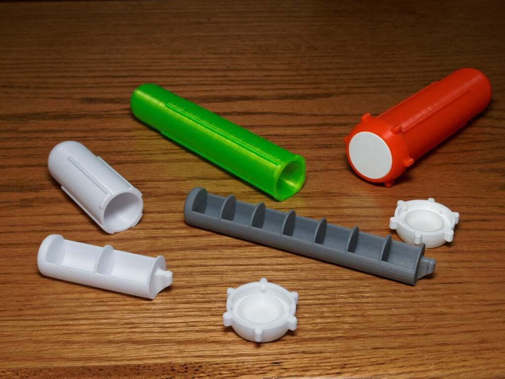 Download free STL file Customizable Waterproof Pill Box • 3D print ...