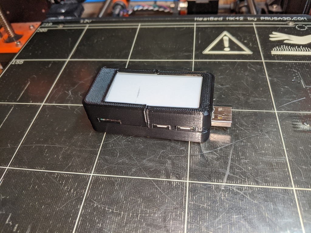 Archivo 3D gratis Raspberry Pi Zero USB Dongle + Waveshare 2.13 e-paper ...