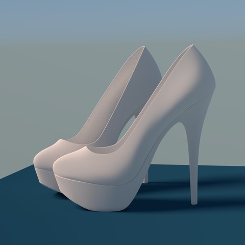 Download STL file High Heel Platform • 3D printing design ・ Cults