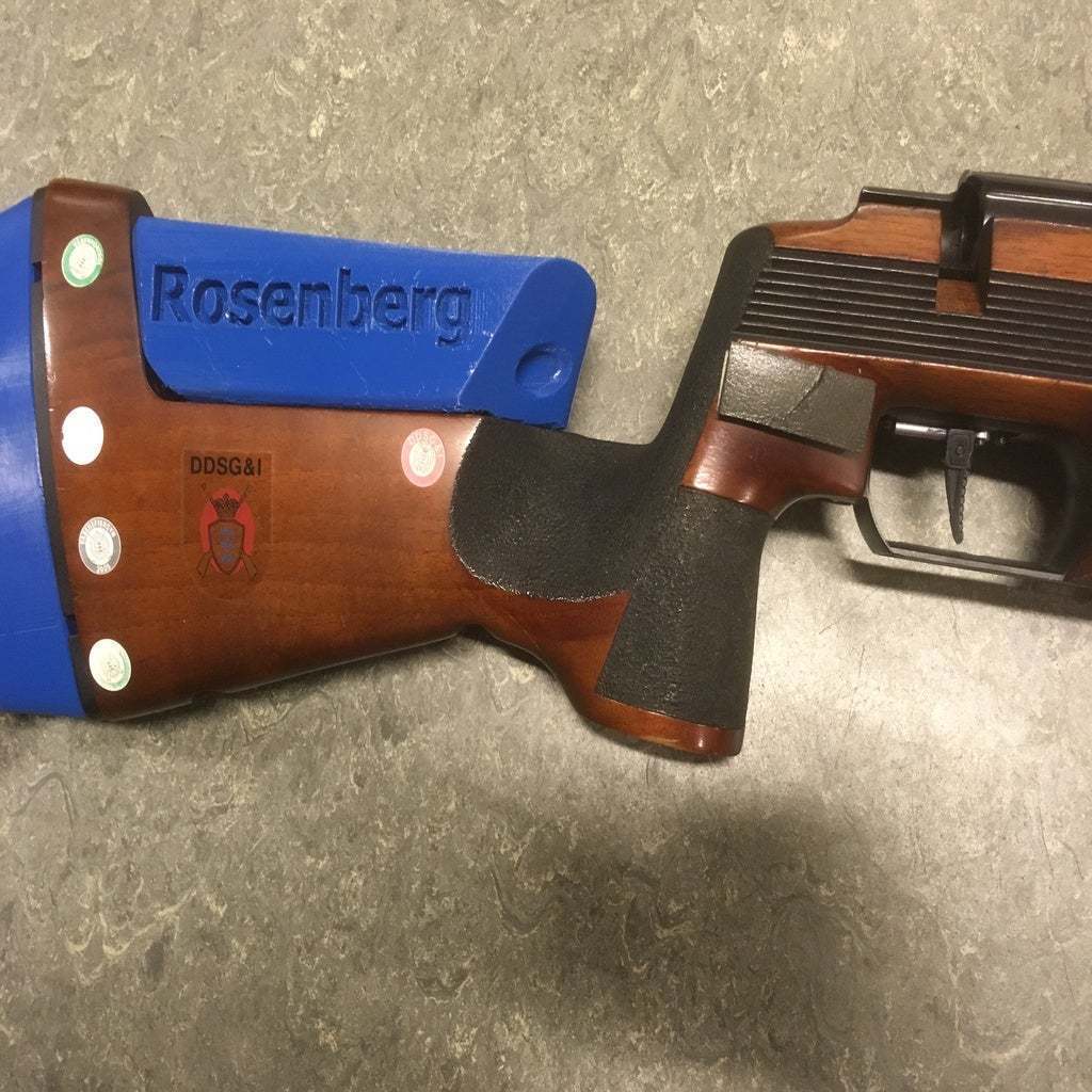 Free STL file Anschutz 1907 head/chin -rest - customised・3D printer ...