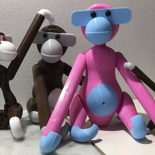 Download free 3D printing designs Monkey by Kay Bojesen ・ Cults