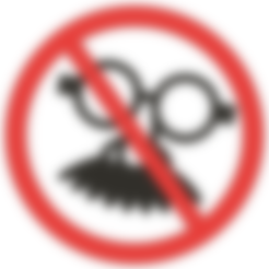 Download 3D printing designs no fake face - funny sign ・ Cults