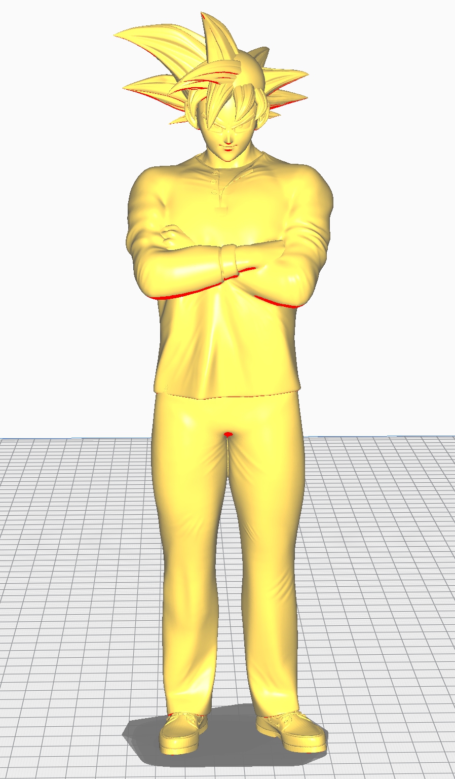 3D file GOKU DRAGON BALL SON GOKU・Template to download and 3D print・Cults