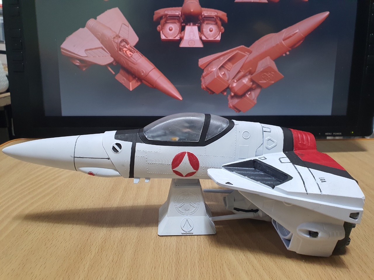 Archivo 3D MACROSS VF-1J valkyrie・Diseño de impresión en 3D para ...